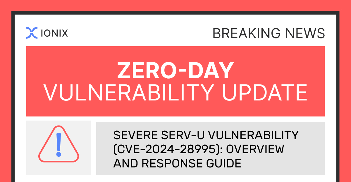 SolarWinds Fixes Severe Serv-U Vulnerability (CVE-2024-28995) SolarWinds Fixes Severe Serv-U Vulnerability (CVE-2024-28995)
