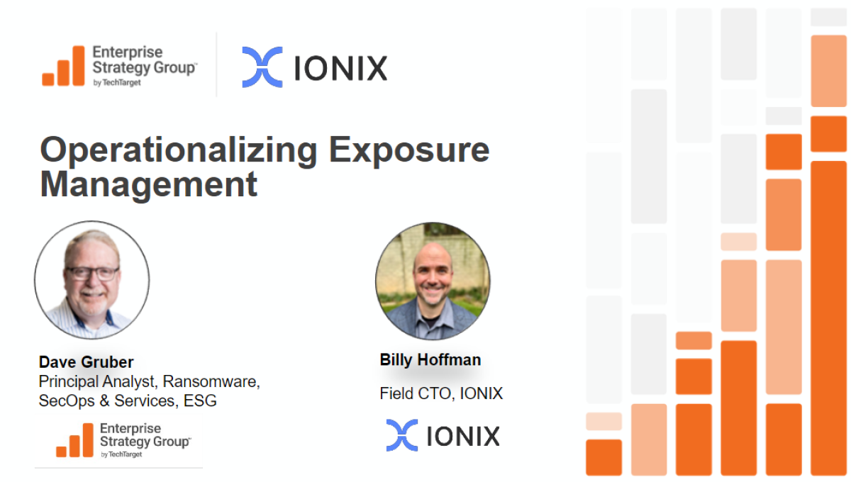 Webinar: Operationalizing Exposure Management | IONIX & ESG